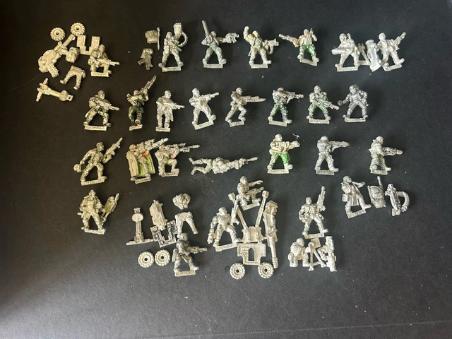 GAMES WORKSHOP WARHAMMER 40K Metal Imperial Guard Catachan Army Bundle ...