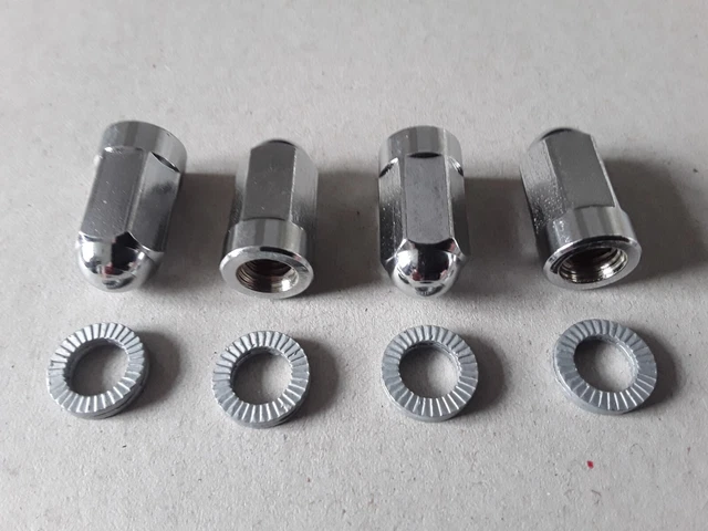 LAMBRETTA AF RAYSPEED Tubeless Rim Nut Set with set of 4 Nord lock type ...