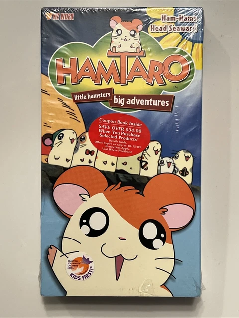 HAMTARO LITTLE HAMSTERS Big Adventures Ham-Hams Head Seaward VHS New ...