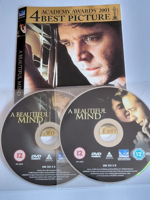 A BEAUTIFUL MIND DVD (Disc & Artwork Only) *Like New £1.55 - PicClick UK