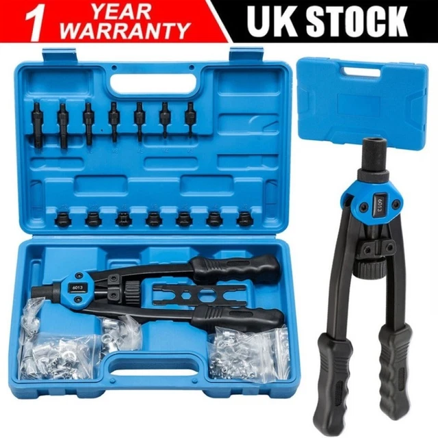 160PCS HAND NUT Tool M3~M12 Repair Kit Riveter Rivnut Gun Mandrels ...