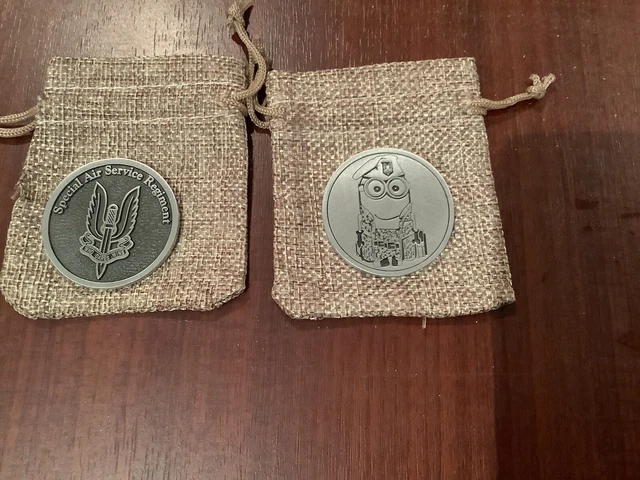 ORIGINAL AUSTRALIAN ARMY SAS Challenge Coin Brilliant Minions New. $19. ...