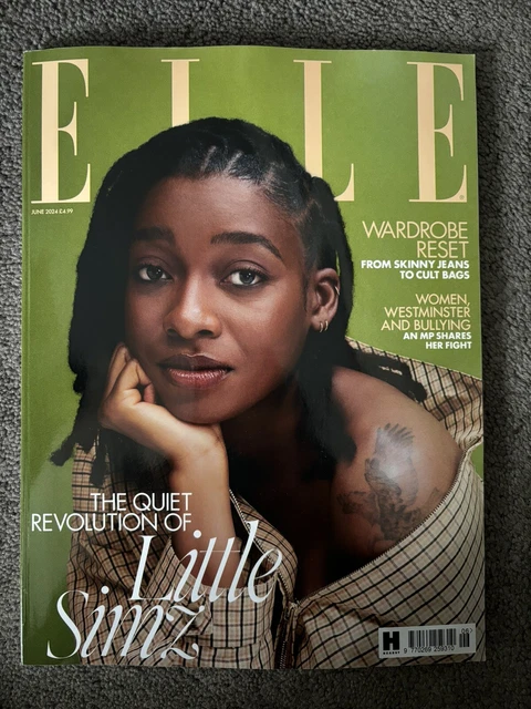 BRITISH ELLE MAGAZINE (UK) - June 2024 - Little Simz - Zarah Sultana £4 ...