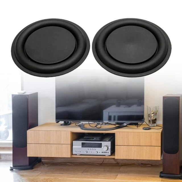 HEAVY DUTY IRON Plate Bass Speaker Diaphragm With Rubber Surround For ...
