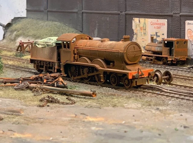 OO GAUGE SCRAPYARD locomotive: LNER B12 Class, heavily rusted. Ref J4 £ ...