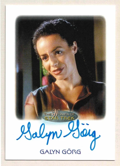 THE WOMEN OF STAR TREK: DSN Autograph Card of Galyn Gorg as Korena ...