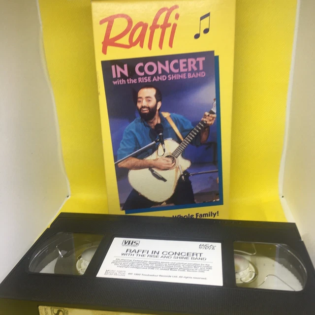 RAFFI IN CONCERT With the Rise and Shine Band (VHS, 1988) #143 $32.49 ...