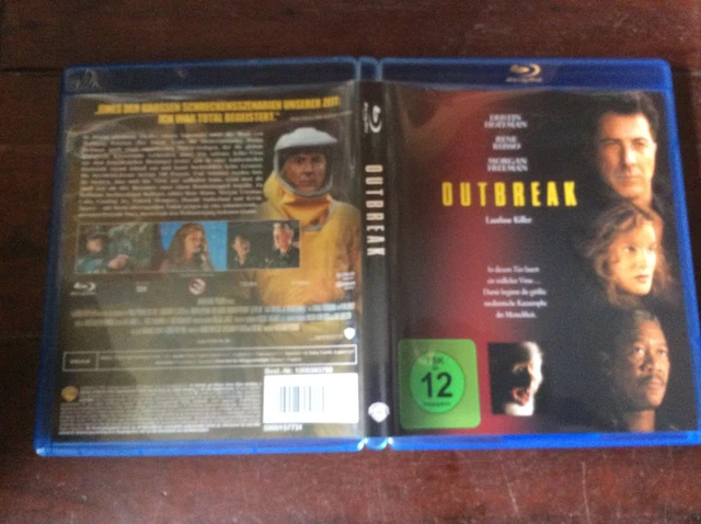 OUTBREAK - LAUTLOSE Killer [BLU RAY] Dustin Hoffman Morgan Freeman ...