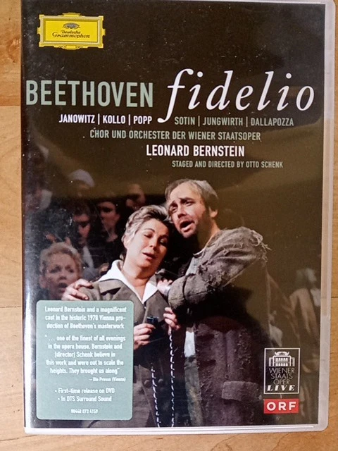 BEETHOVEN - FIDELIO. Leonard Bernstein. Dir Otto Schenk. Rene Kollo. 1978 (DVD) £5.99 - PicClick UK