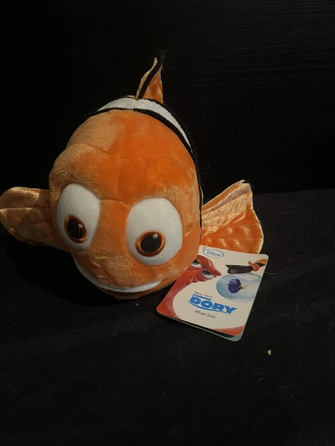 RARE DISNEY STORE Marlin Finding Nemo Plush Soft toy with tags and ...