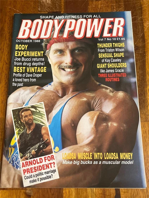 BODYPOWER BODYBUILDING MUSCLE magazine JOE BUCCI/Arnold 10-88 (UK) £24. ...