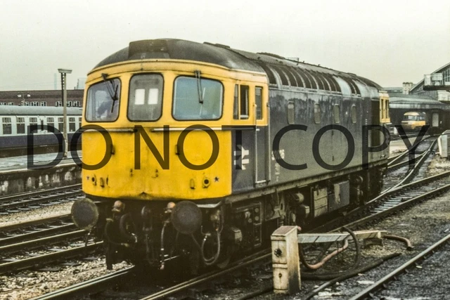 UK DIESEL TRAIN Railway Photograph Of Class 33 33026 Loco. (Rm33-96) £1 ...