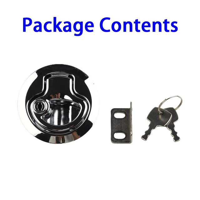 LATCH LOCK SHOWER Room Motorhome Concealed Mount Cabinet High Polished ...