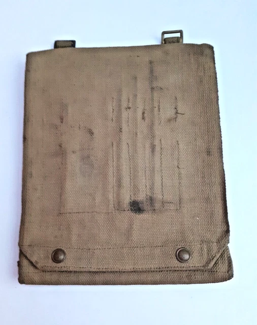 WW2 BRITISH ARMY Canvas Map Case £15.00 - PicClick UK