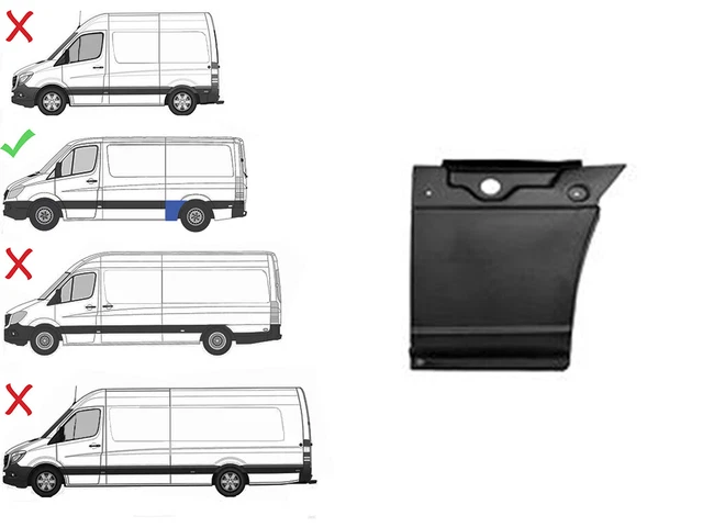 AVANT FENDER AILE Panneau Gauche Tw Pour VW Crafter 2005-2017 EUR 86,10 ...