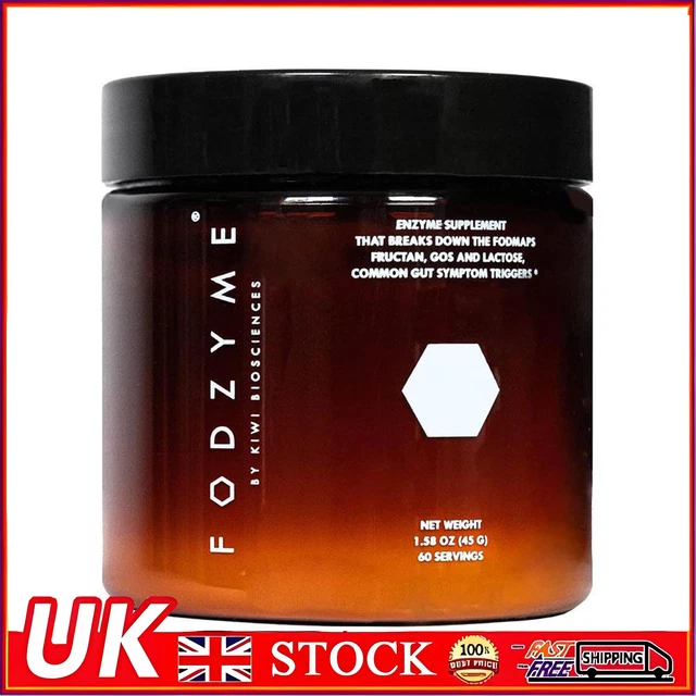FODZYME 60 DOSE Home Kit - Effective Relief from Bloating, Gassiness ...