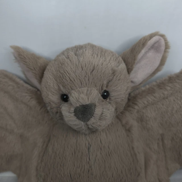 RARE JELLYCAT - Bashful Bat - Medium Plush Soft Toy 10" Retired ...