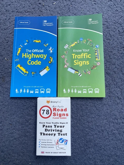 OFFICIAL HIGHWAY CODE, Traffic Signs And Road Sign Flash Cards £0.99 ...