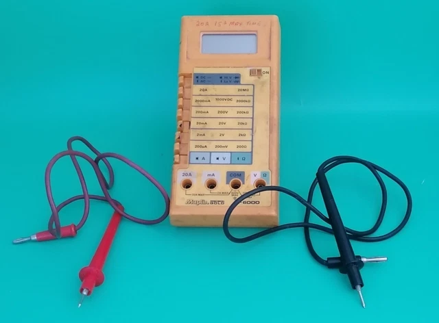 MAPLIN - PRECISION Gold - M-6000 - Working Multimeter £15.29 - PicClick UK