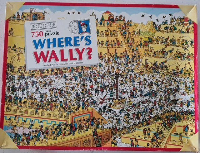 VINTAGE 1990 - 750 Piece Where's Wally? Puzzle - "The Aztecs" - EC ...