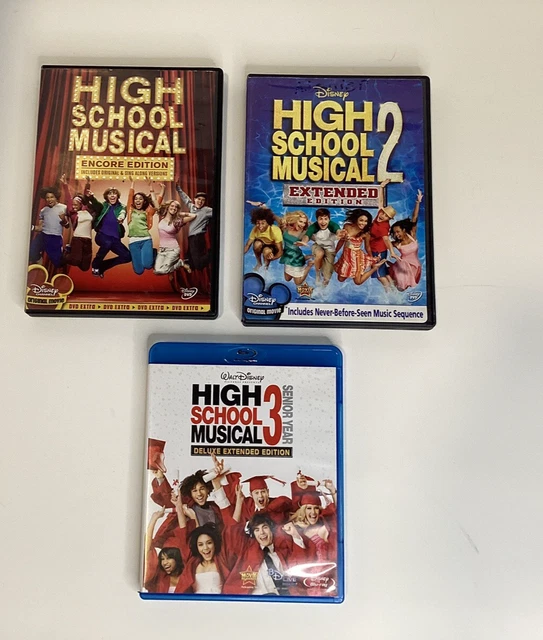 DISNEY HIGH SCHOOL Musical 1, 2, & 3 Movie Bundle DVDs £16.73 - PicClick UK
