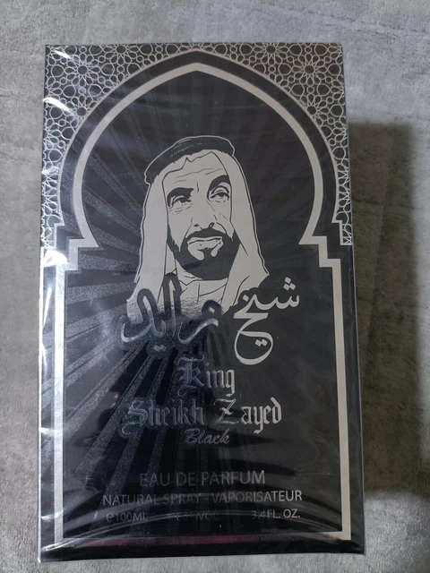 KING SHEIKH ZAYED Black Eau De Parfum 100ml Spray Perfume for Men ...