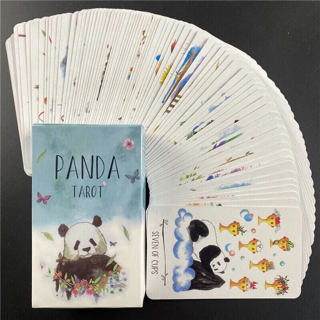 CARTES DE TAROT Panda version anglaise tableau de table deck carte ...