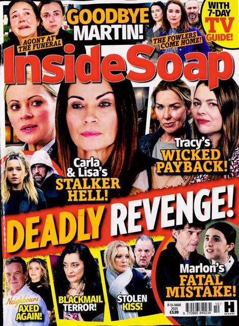 INSIDE SOAP MAGAZINE 08/03/2025 £7.76 - PicClick UK