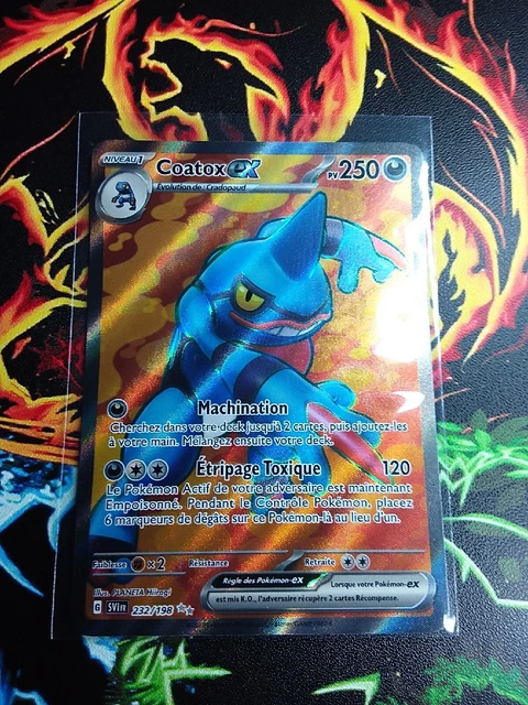 CARTE POKÉMON COATOX EX 232/198 Full Art EV01 Ecarlate et Violet EUR 4,40 - PicClick FR