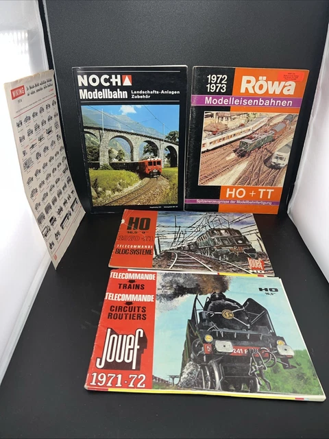 ASSORTED MODEL TRAIN Catalogs Noch, Rowa, Jouef And Viking 1970s $49.99 ...