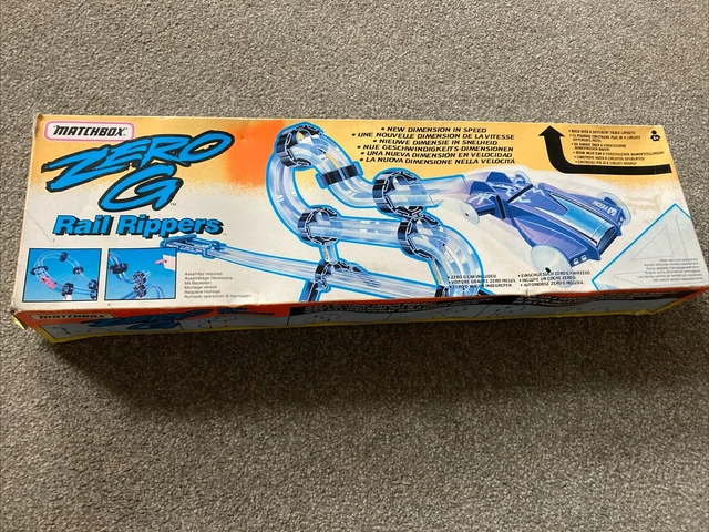 MATCHBOX ZERO G Rail Rippers With Formula GI Car New Boxed 1994 Lesney ...