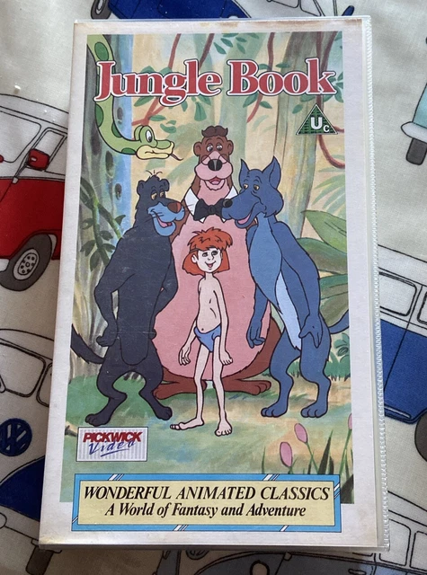 THE JUNGLE BOOK Wonderful Animated Classics Pickwick Pal Vhs Video Kids ...
