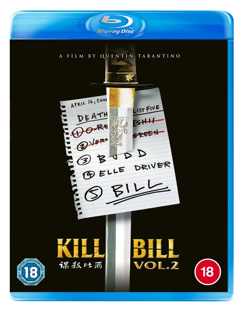 KILL BILL: VOLUME 2 (Blu-ray) Perla Haney-Jardine Uma Thurman Michael ...