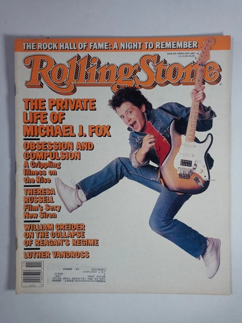 MICHAEL FOX GUITAR OCD Luther Vandross Rolling Stone Magazine March 12 ...