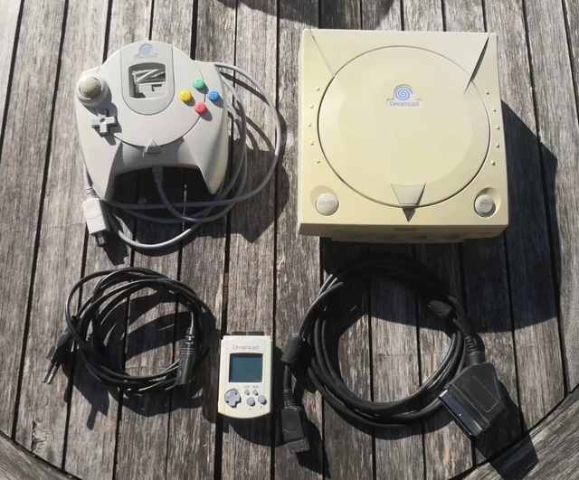 CONSOLE SEGA DREAMCAST HKT-3030 Fonctionnelle Avec Câbles,Manette Et ...