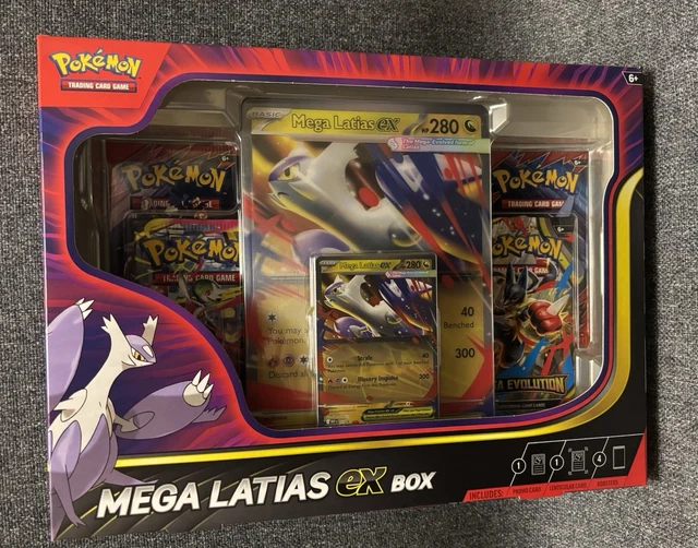 POKÉMON TCG MEGA Evolution Mega Latias EX Box BRAND NEW FACTORY SEALED ...