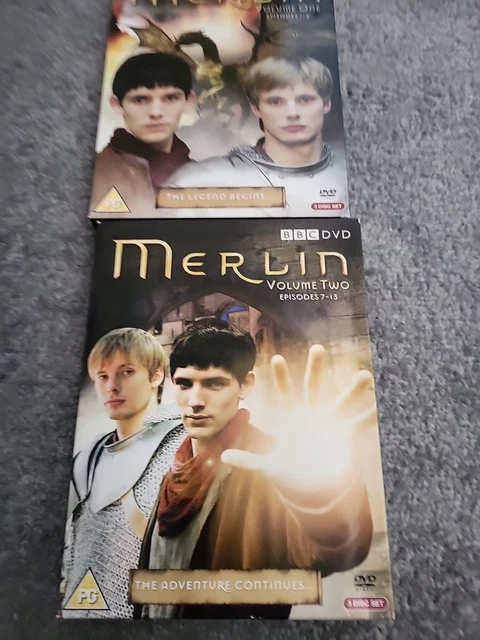 MERLIN SERIES 1-5 Complete TV Show DVD Set BBC £26.72 - PicClick UK