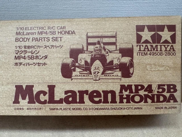 TAMIYA RC F1 Car Body Parts Mclaren Mp4/5B Honda £332.70 - PicClick UK