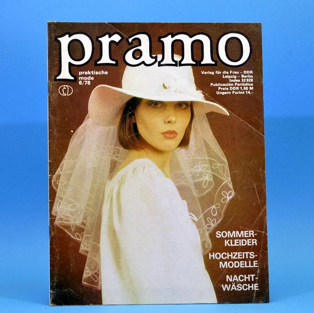 PRAMO PRAKTISCHE MODE 6 1978 Verlag für die Frau Sommerkleider ...