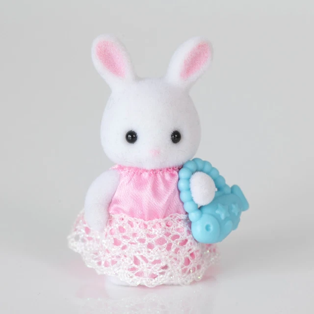 SYLVANIAN SNOW WHITE rabbit baby figure Seashore blind bag series ...