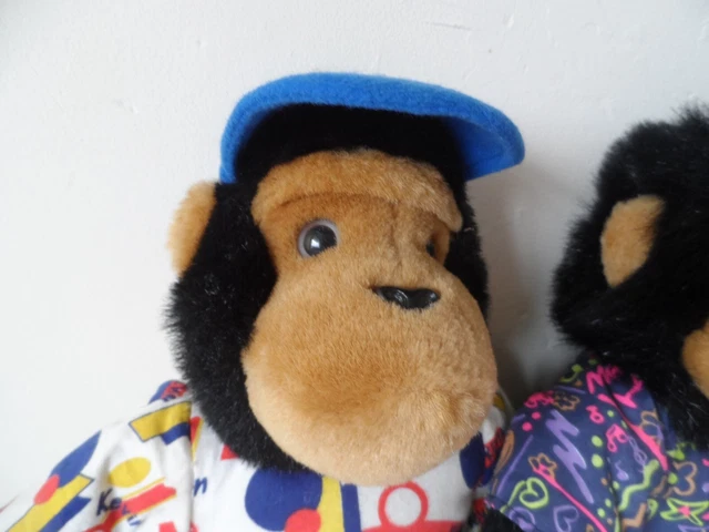 VINTAGE PG TIPS Chimps Kevin and Girlfriend Samantha Monkeys Apes Soft ...
