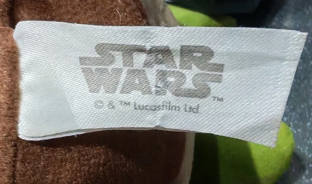 OFFICIAL STAR WARS Plush Yoda Deluxe Soft Toy The Clone Wars Lucasfilm ...