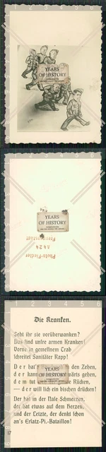 FOTO HUMORISTISCH LUSTIGE Karikatur Soldatenleben mit dazugehöriger ...