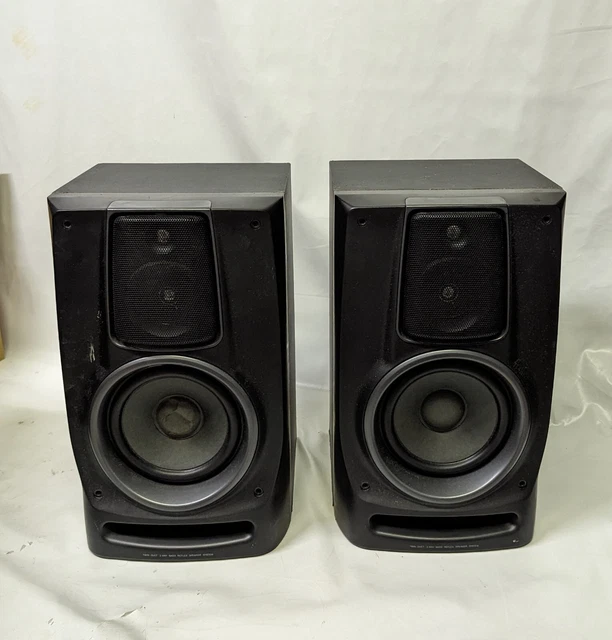 AIWA SX-N757 3-WAY Bookshelf Speaker Pair, 2 x 60W, 6 Ohms, Built-in ...