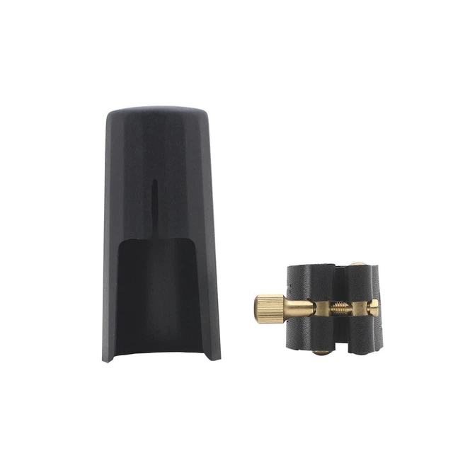 ENSEMBLE LIGATURE ET casquette saxophone embout buccal abordable pour saxophone EUR 11,62 ...