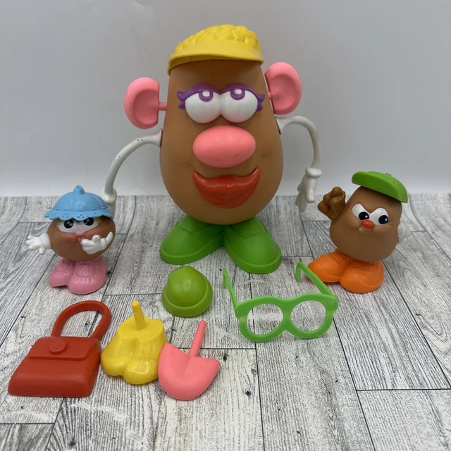 MR. POTATO HEAD Toy Lot Playskool Mrs. Potato Head and Spud Buddies VTG ...
