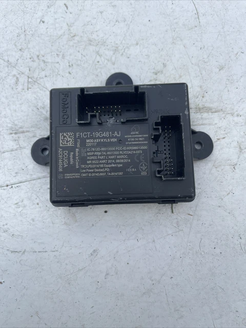 GENUINE FORD KUGA KEYLESS CONTROL MODULE ECU MK2 F1CT-19G481-AJ F1CT ...