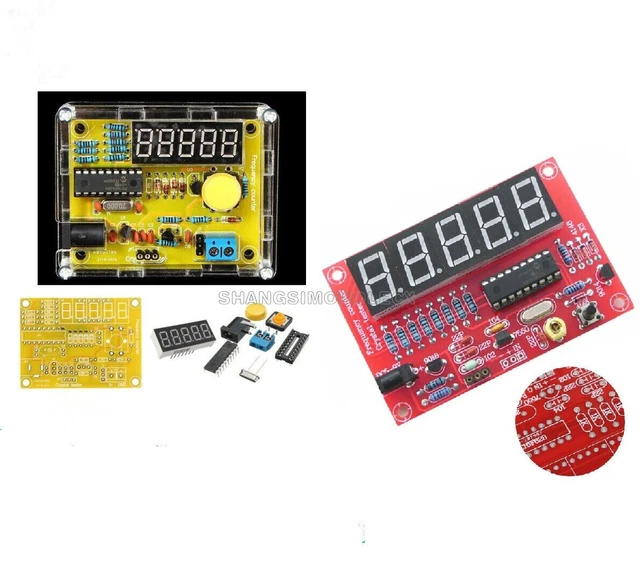 1HZ-50MHZ CRYSTAL OSCILLATOR Tester Frequency Counter DIY Kits Meter w ...