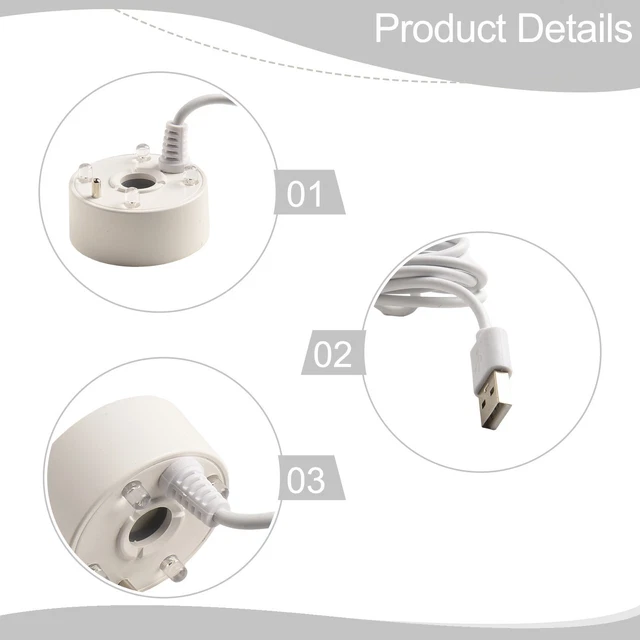 FOR FISH TANKS LED Fog Maker Colorful Lights Fogger Home Decor Easy ...