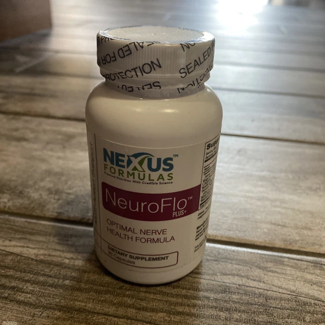 NEXUS FORMULAS NEUROFLO Plus+ Nerve Health Formula 90 Caps BB 06/2022 ...
